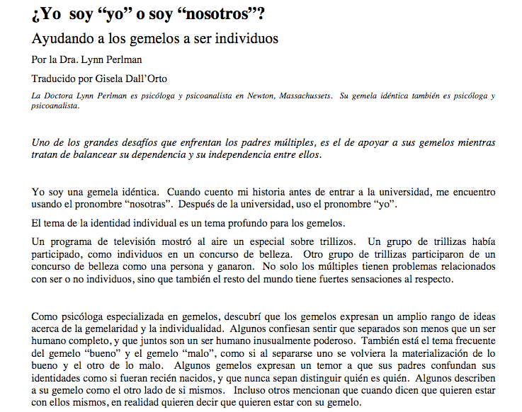 Quien Soy Yo Psicologia Ejemplos - Solo para adultos en Madrid